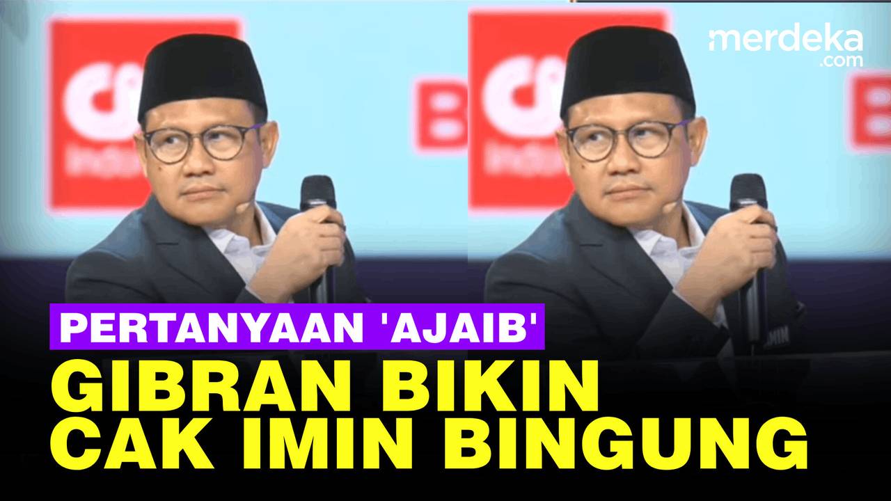 Pertanyaan 'Ajaib' Gibran Bikin Cak Imin Bingung di Debat Cawapres ...