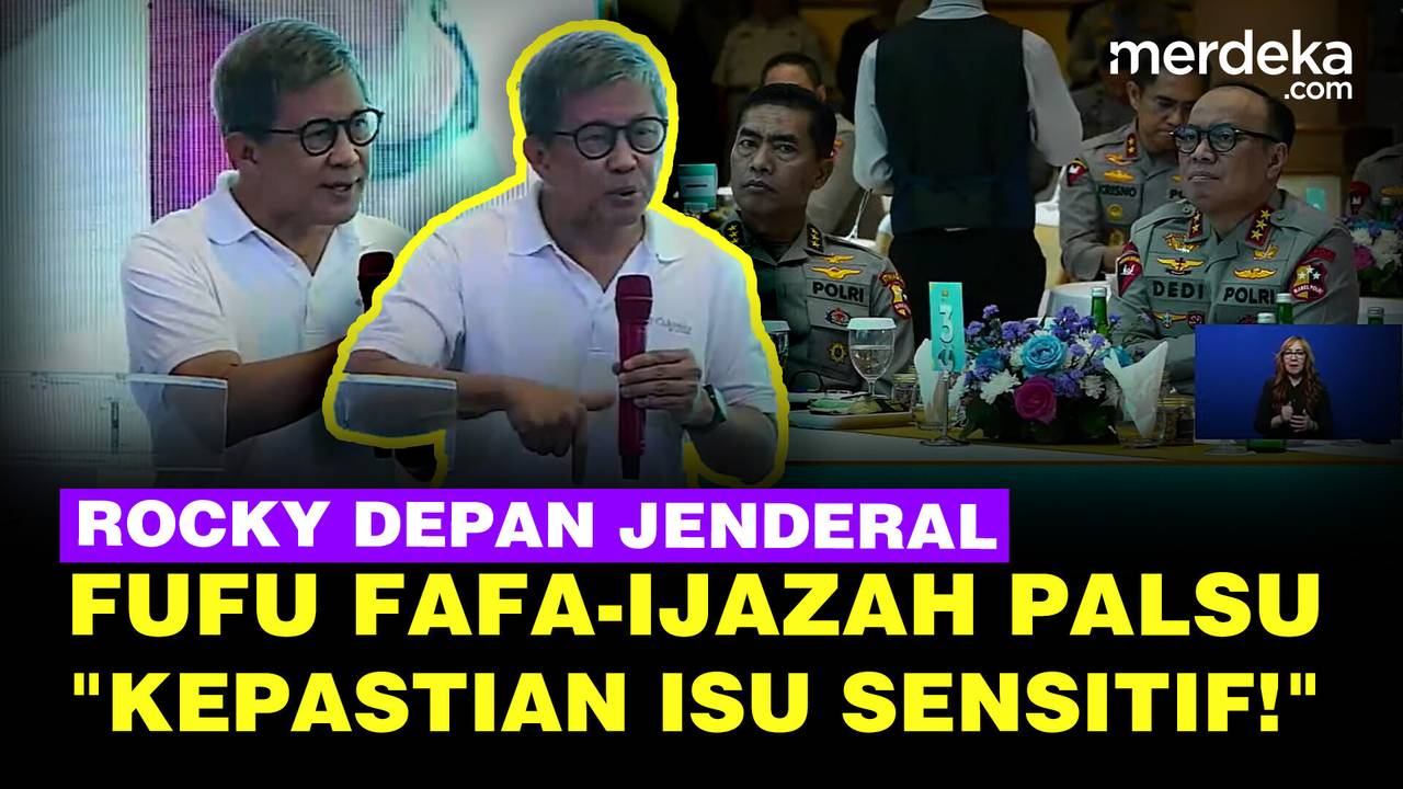 Buka-Bukaan Rocky Gerung Depan Jenderal Kasus Sensitif Fufu Fafa-Ijazah Palsu Disorot Publik ...