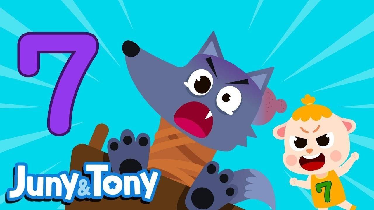JunyTony - Number Songs for Kids - Seven Little Goats (2022)