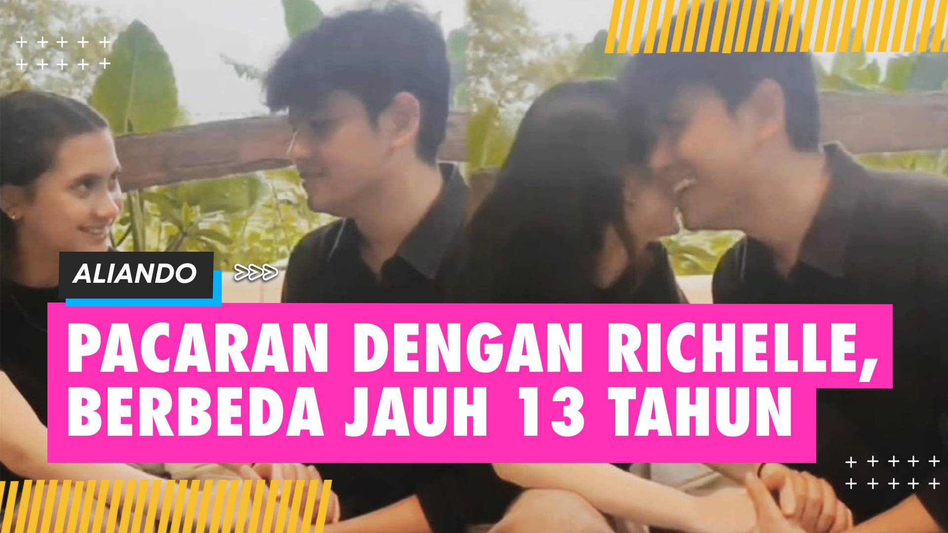 aliando dan pacarnya umur