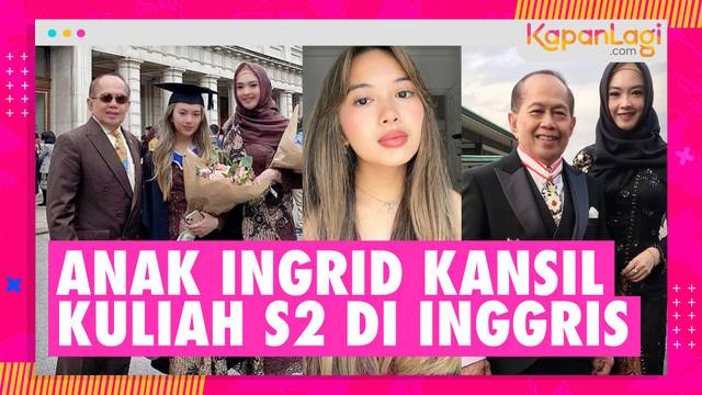 Jauh dari Sorotan, Ziankha Amorette Anak Ingrid Kansil yang Kuliah S2 ...