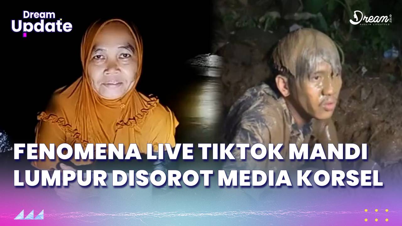 Fenomena Live TikTok Mandi Lumpur Disorot Media Korsel | Vidio