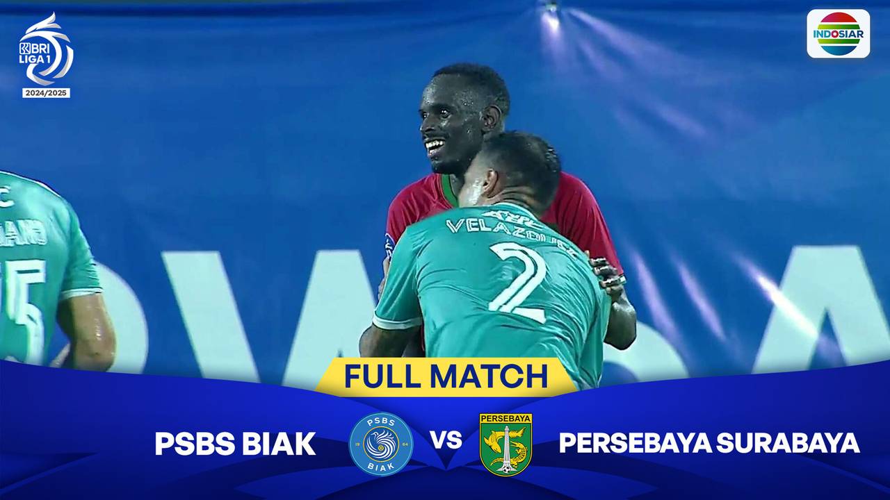 PSBS Biak vs Persebaya Surabaya - Full Match | BRI Liga 1 2024/25 | Vidio