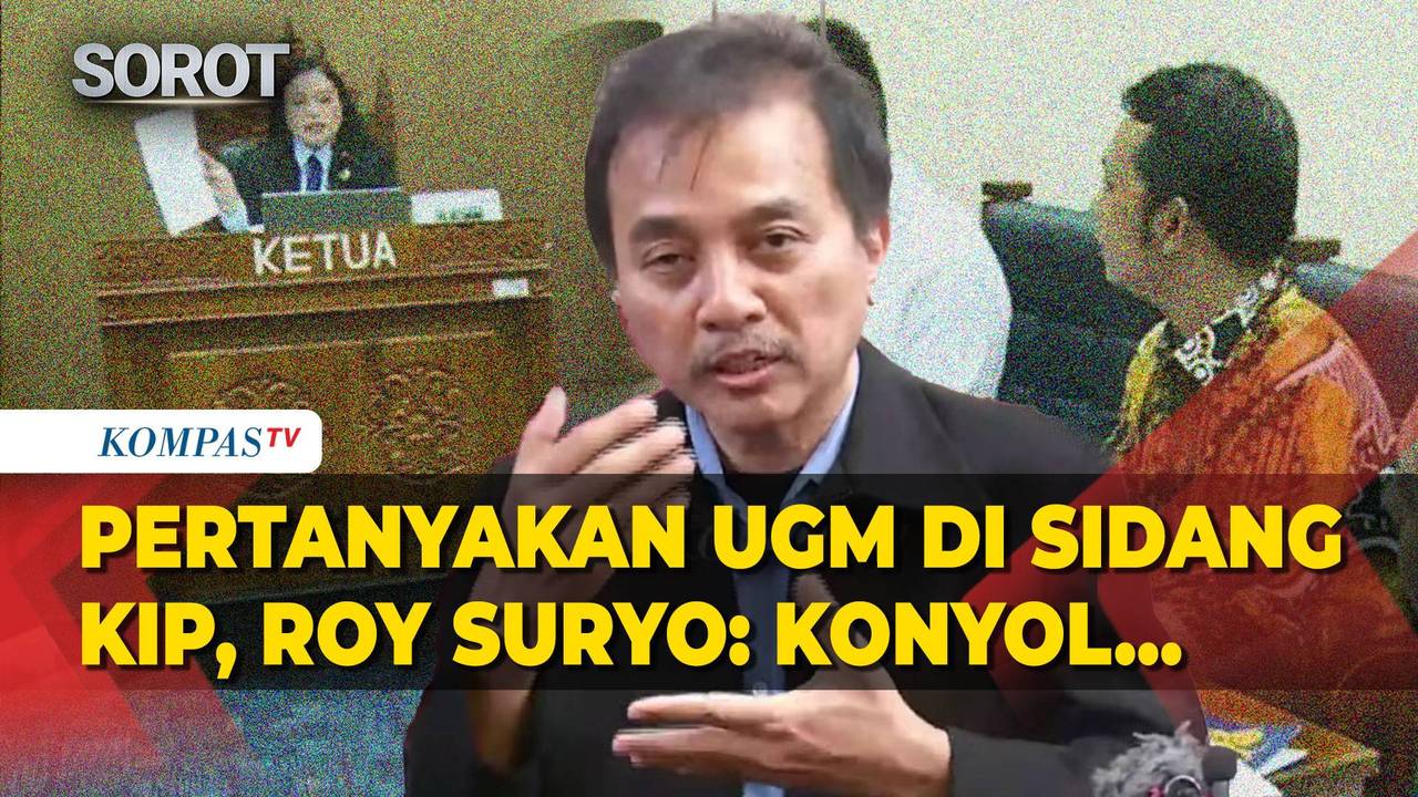 Roy Suryo Pertanyakan Keterangan UGM di Sidang KIP Sengketa Ijazah Jokowi: Konyol Sekali - Kompas TV