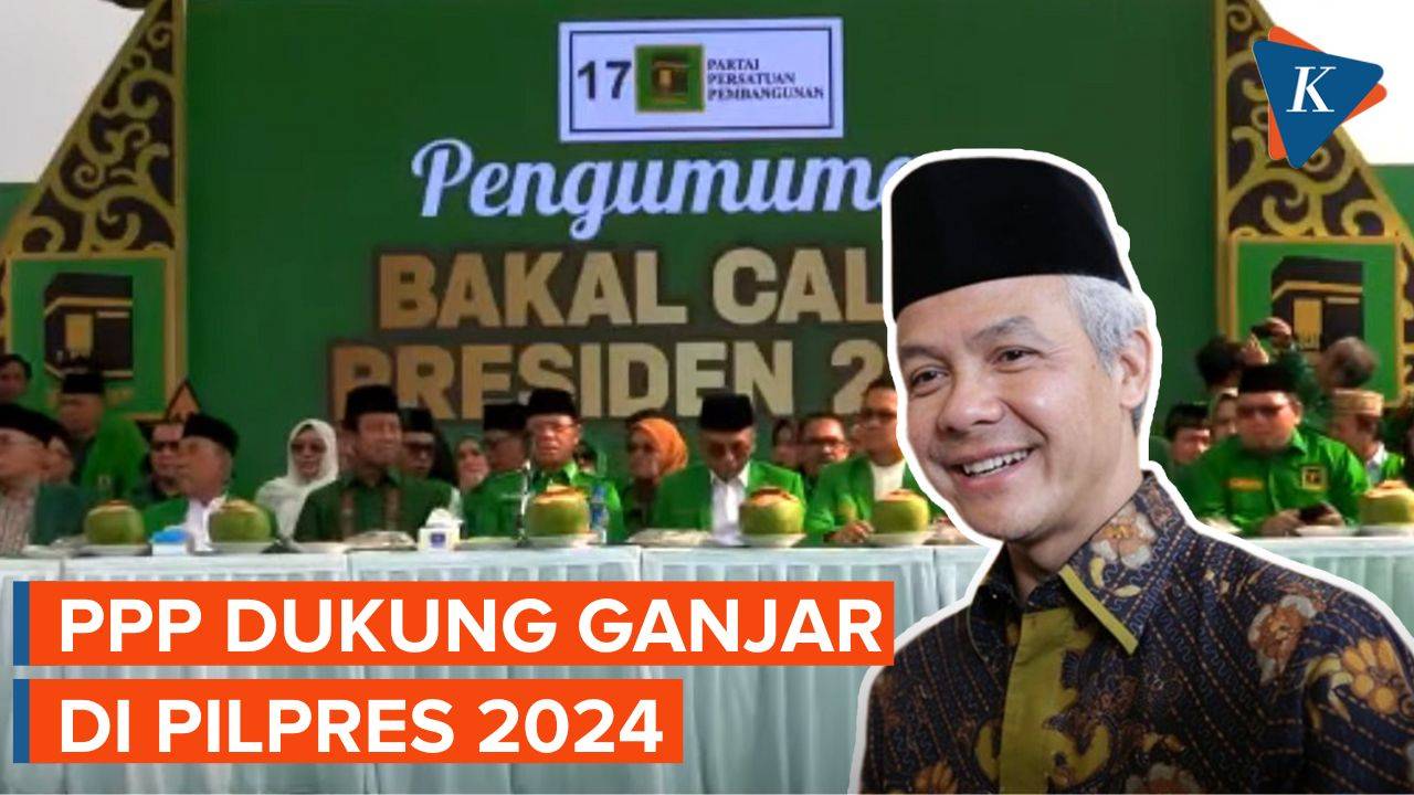 PPP Resmi Dukung Ganjar Sebagai Capres - Kompascom | Vidio