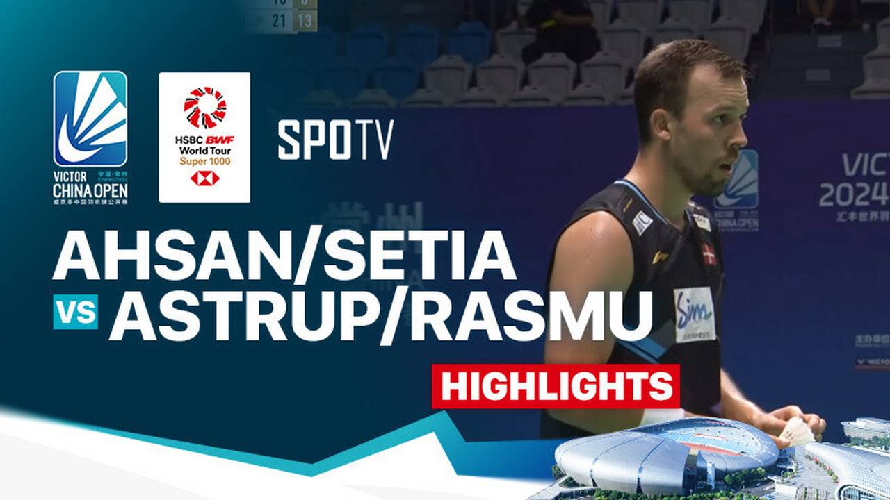 Mohammad Ahsan/Hendra Setiawan (INA) vs Kim Astrup/Anders Skaarup ...
