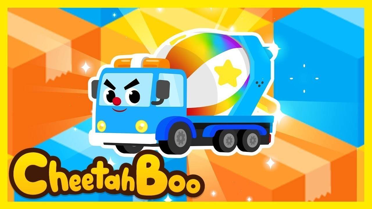 Cheetahboo - Cheetahboo Learn Color - There are ready-mixed concrete in ...
