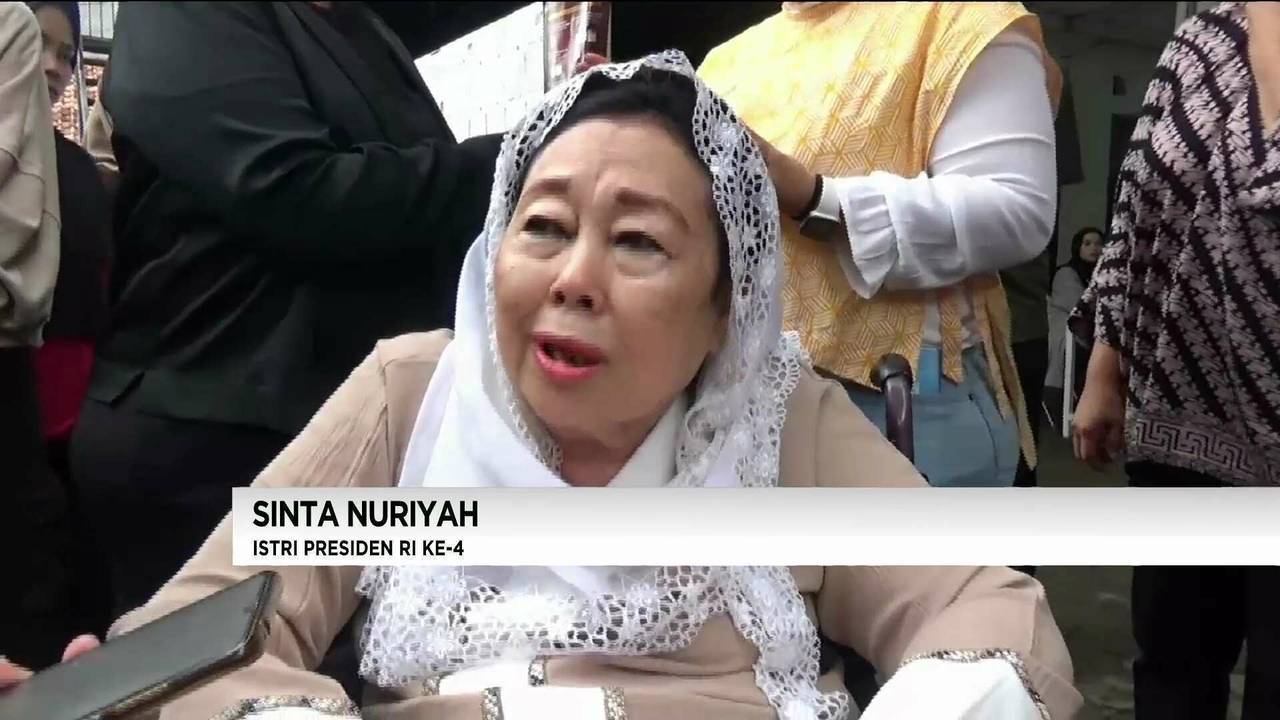 Sinta Nuriyah Istri Presiden Abdurrahman Wahid Mencoblos Di Tps 086 Jagakarsa | Pesta Rakyat ...