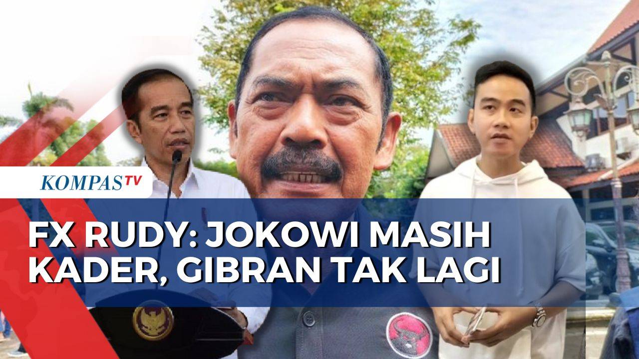 FX Rudy: Jokowi Masih Kader PDIP, Gibran Bukan - Kompas TV | Vidio