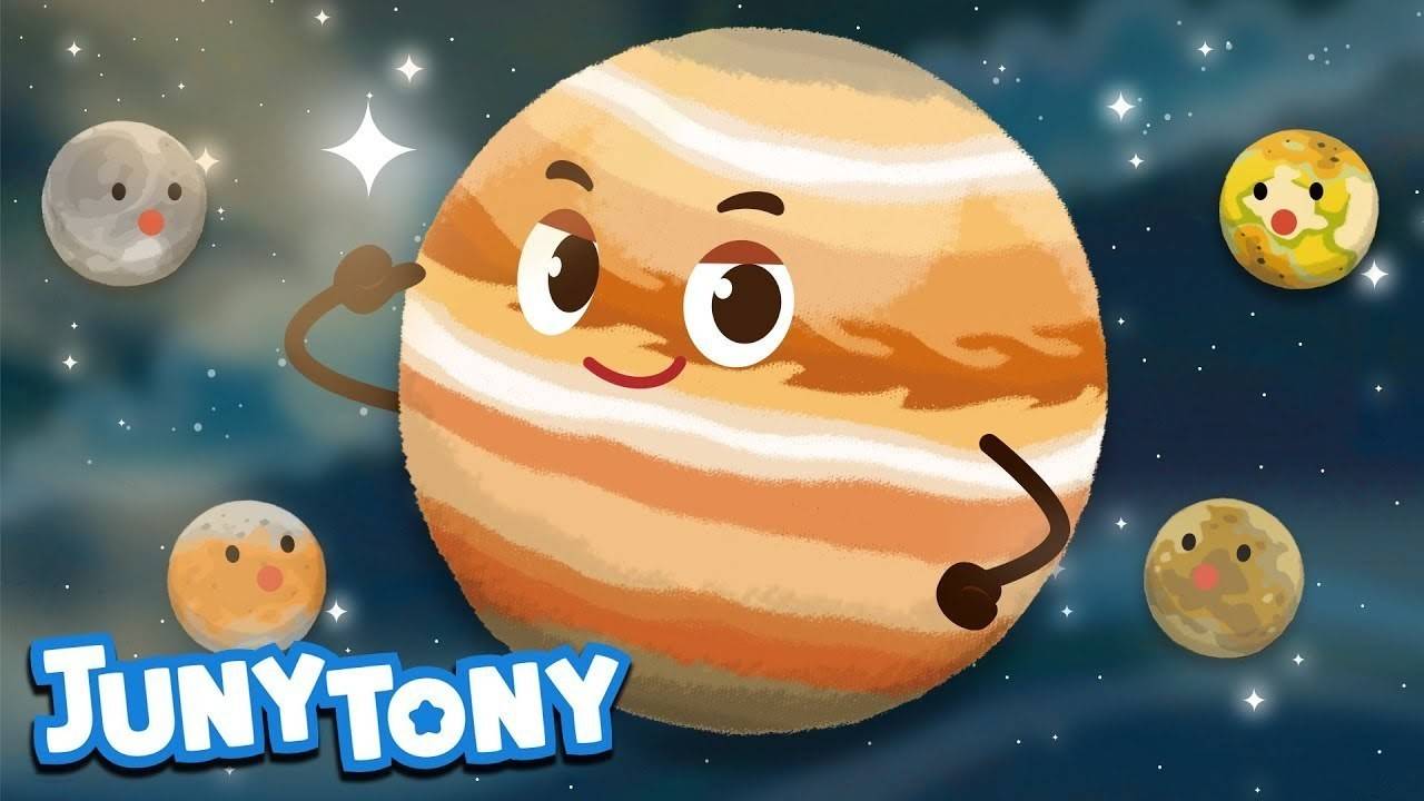 JunyTony - Lagu Luar Angkasa & Planet untuk Anak-Anak - Jupiter (2022)