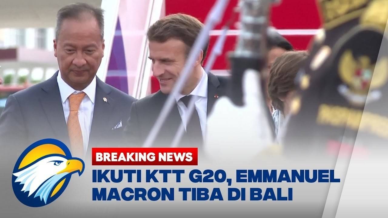 Hadir dalam G20, Emmanuel Macron Tiba di Bali - METRO TV | Vidio