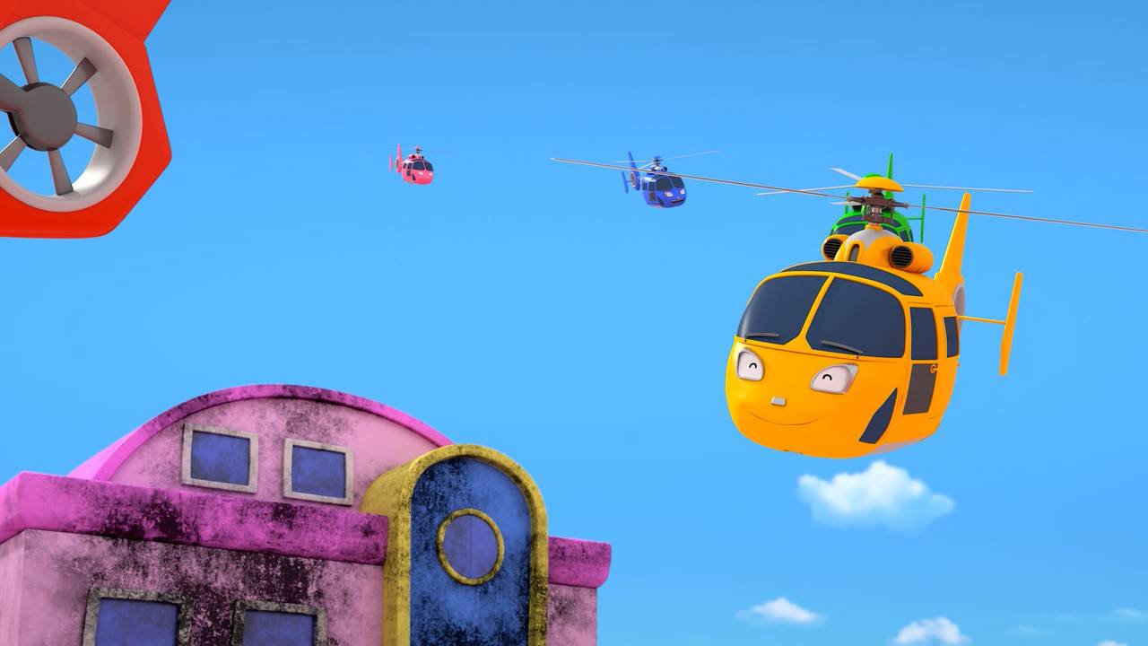 Baby Tayo Song - Ep 03 - Colorful helicopter song (2022) | Vidio