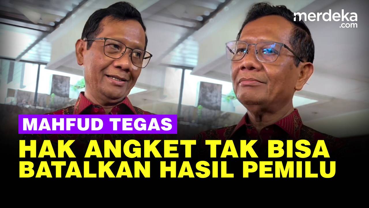 Mahfud Md Blak Blakan Polemik Dorong Hak Angket Tak Bisa Batalkan Hasil Pemilu Merdeka Vidio 