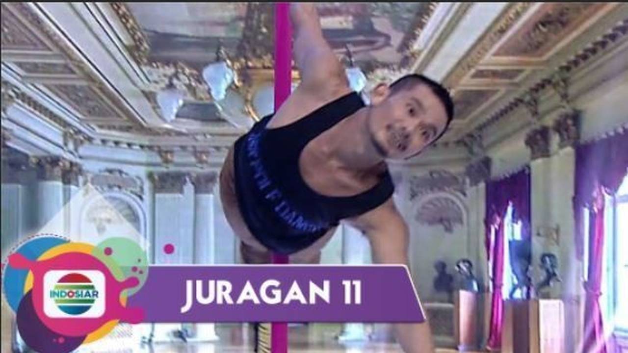 LENTUR BANGET!!! Aksi Junko Agus Atraksi Pole Dance!!! | Juragan 11 | Vidio