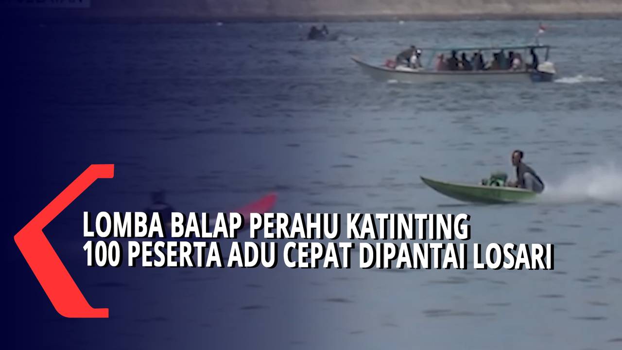 Lomba Balap Perahu Katinting, 100 Peserta Adu Cepat dipantai Losari ...