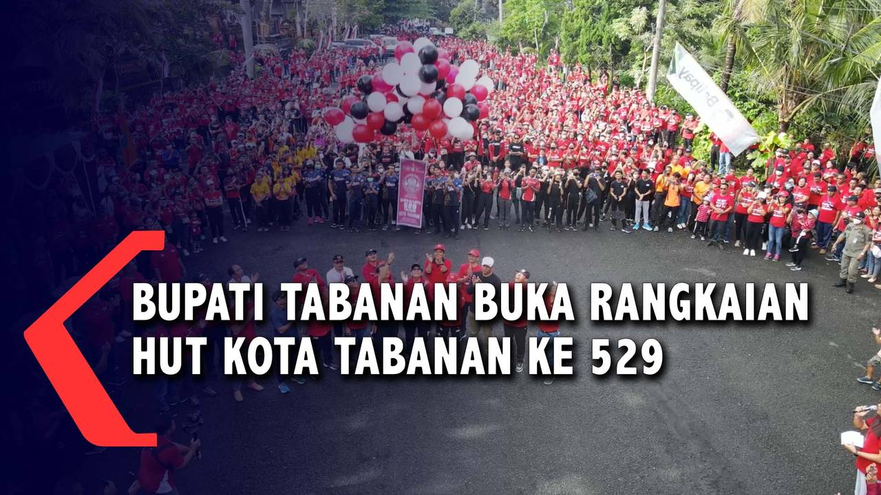 Bupati Tabanan Buka Rangkaian HUT Kota Tabanan Ke 529 - Kompas TV | Vidio