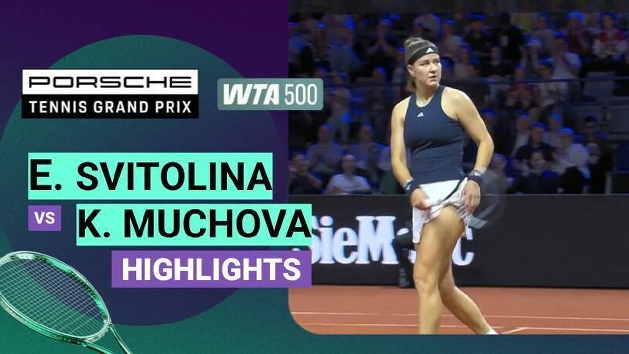 Semifinals: Elina Svitolina vs Karolina Muchova - Highlight | WTA 500 ...