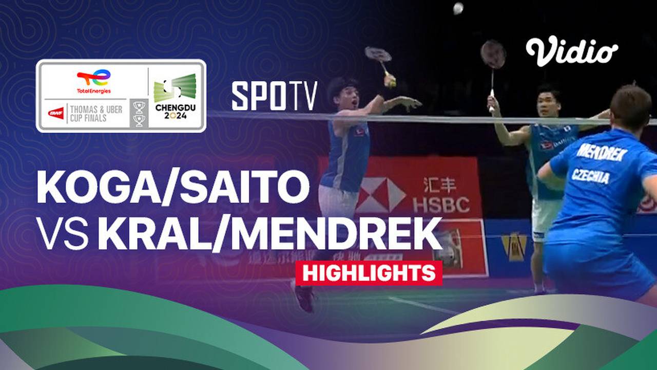 Akira Koga/Taichi Saito (JPN) vs Ondrej Kral/Adam Mendrek (CZE) - Highlights | Thomas Cup ...