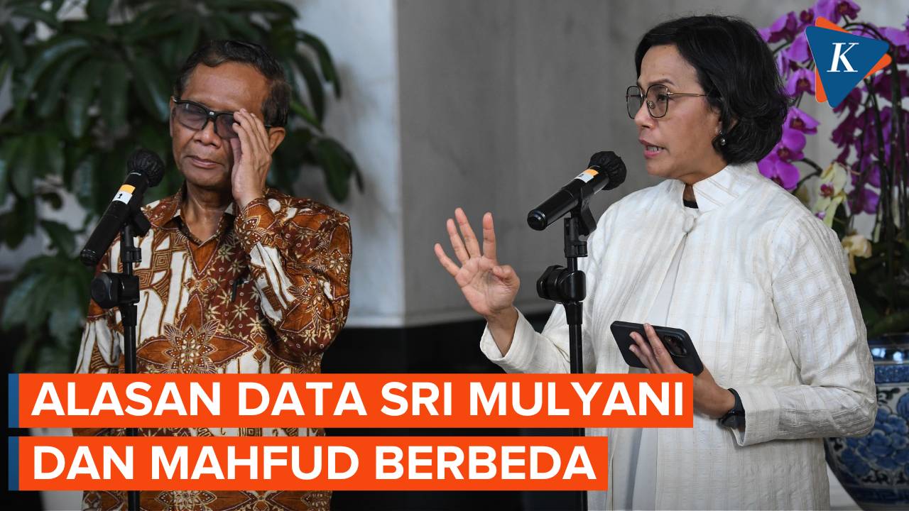 Penjelasan Soal Beda Data Transaksi Janggal Antara Sri Mulyani dan Mahfud MD - Kompascom | Vidio