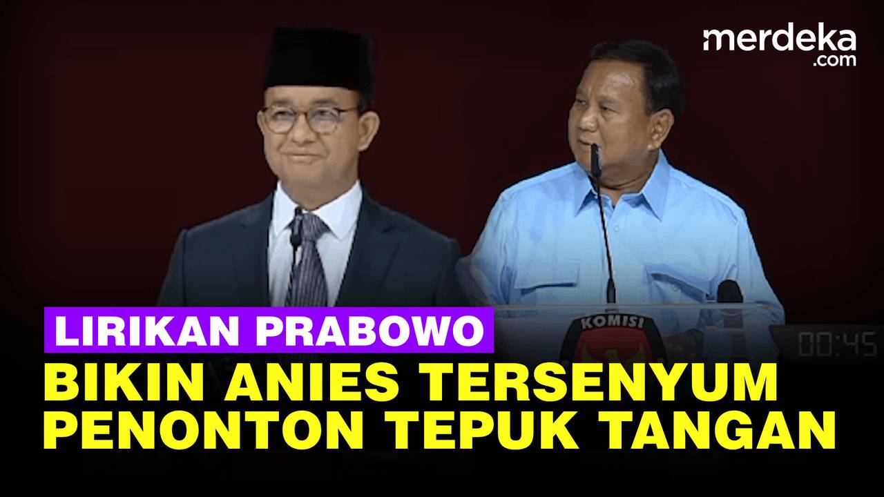 Prabowo Adem Lirik Anies Dibalas Senyum Tipis, Penonton Heboh Kompak ...