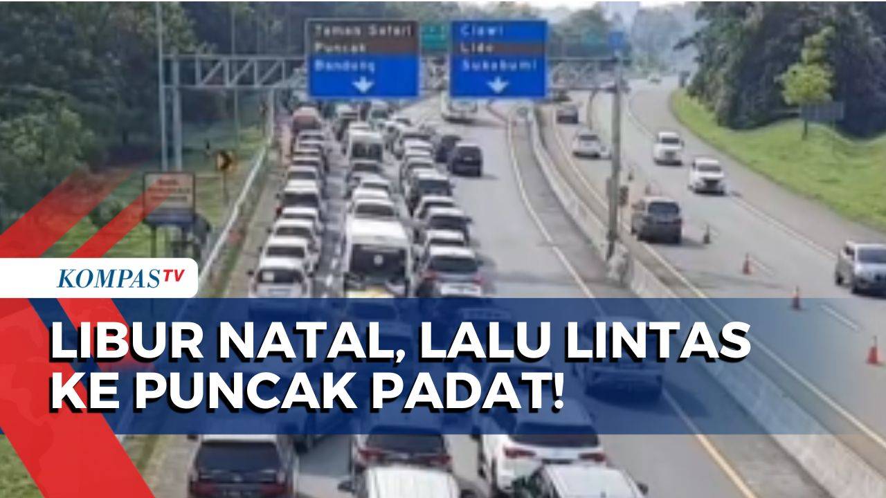 Libur Natal, Lalu Lintas ke Puncak Bogor Padat! Polisi Terapkan One Way ...