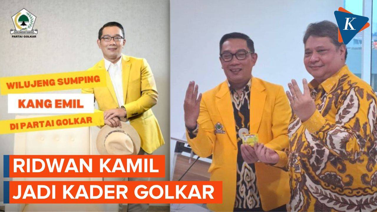 Tok! Ridwan Kamil Jadi Waketum Golkar, Siap Gaungkan 'Airlangga Capres ...