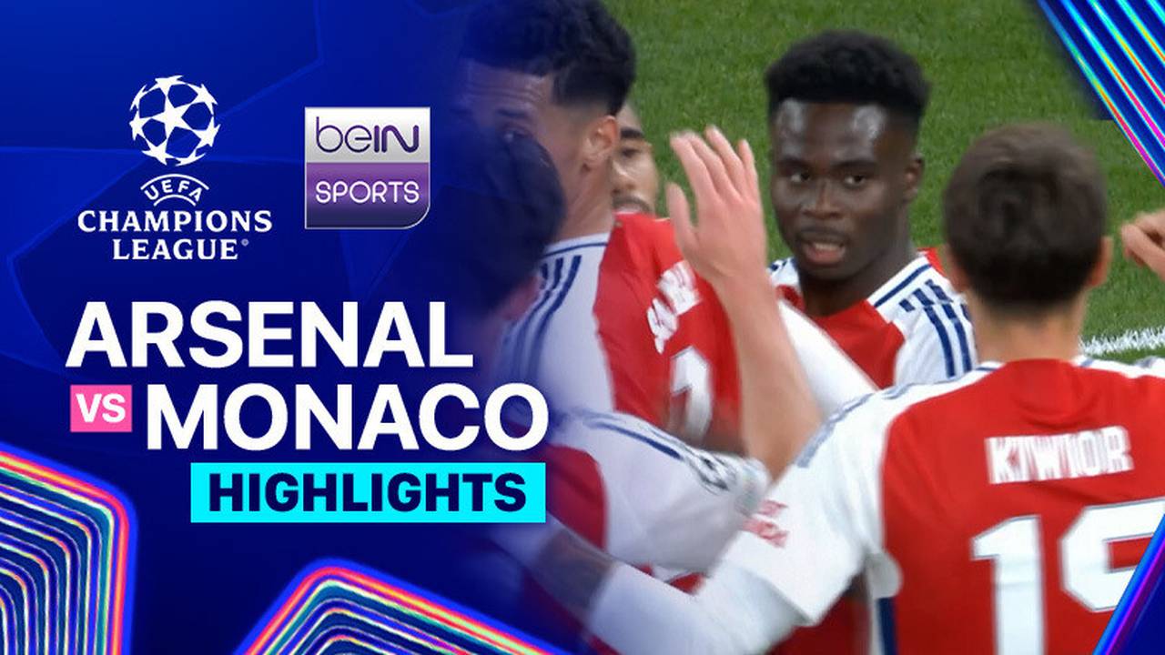 Arsenal vs Monaco - Highlights | UEFA Champions League 2024/25