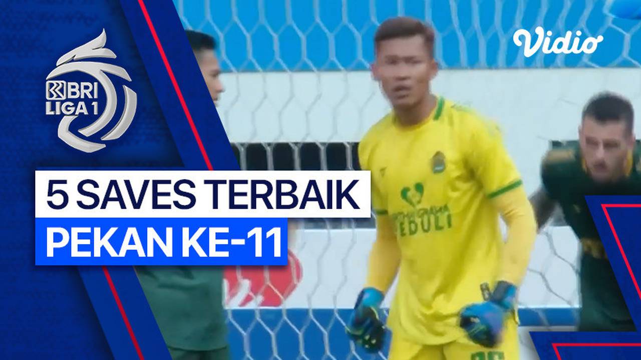 5 Penyelamatan Terbaik Pekan ke-11 | BRI Liga 1 2023/24 | Vidio