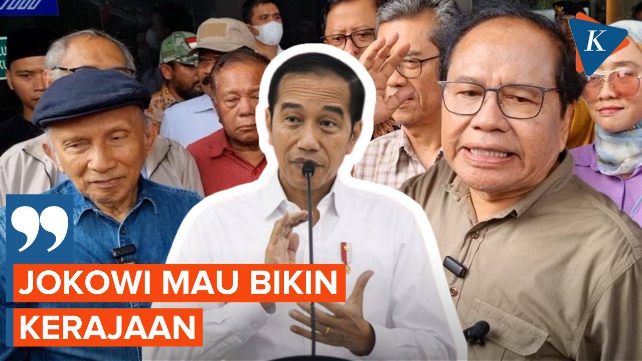 Rizal Ramli dan Amien Rais Sebut Jokowi Mau Membangun Dinasti ...