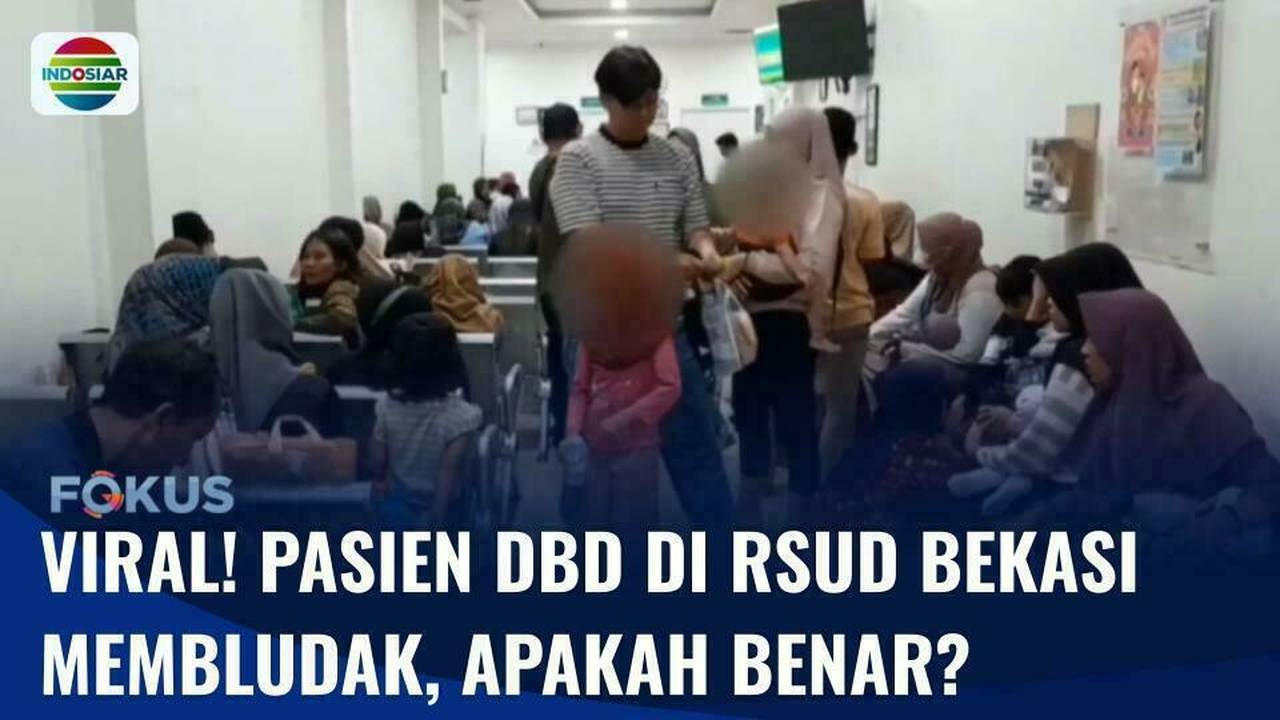 Viral! Video Pasien DBD di IGD RSUD Bekasi Membludak, Warga Heboh ...