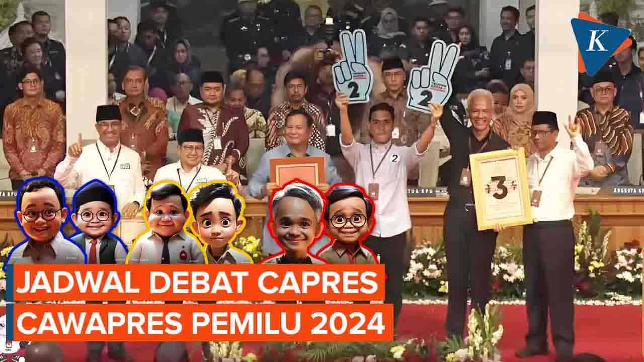 Debat Capres Pemilu 2024 Digelar 5 kali, Intip Jadwalnya - Kompascom ...