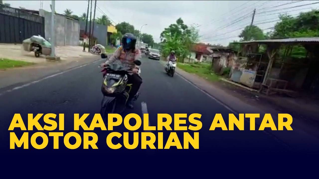 Kembalikan Motor Curian, Kapolres Sumenep Kendarai Sendiri Sampai ke Rumah Pemilik - Kompas TV ...