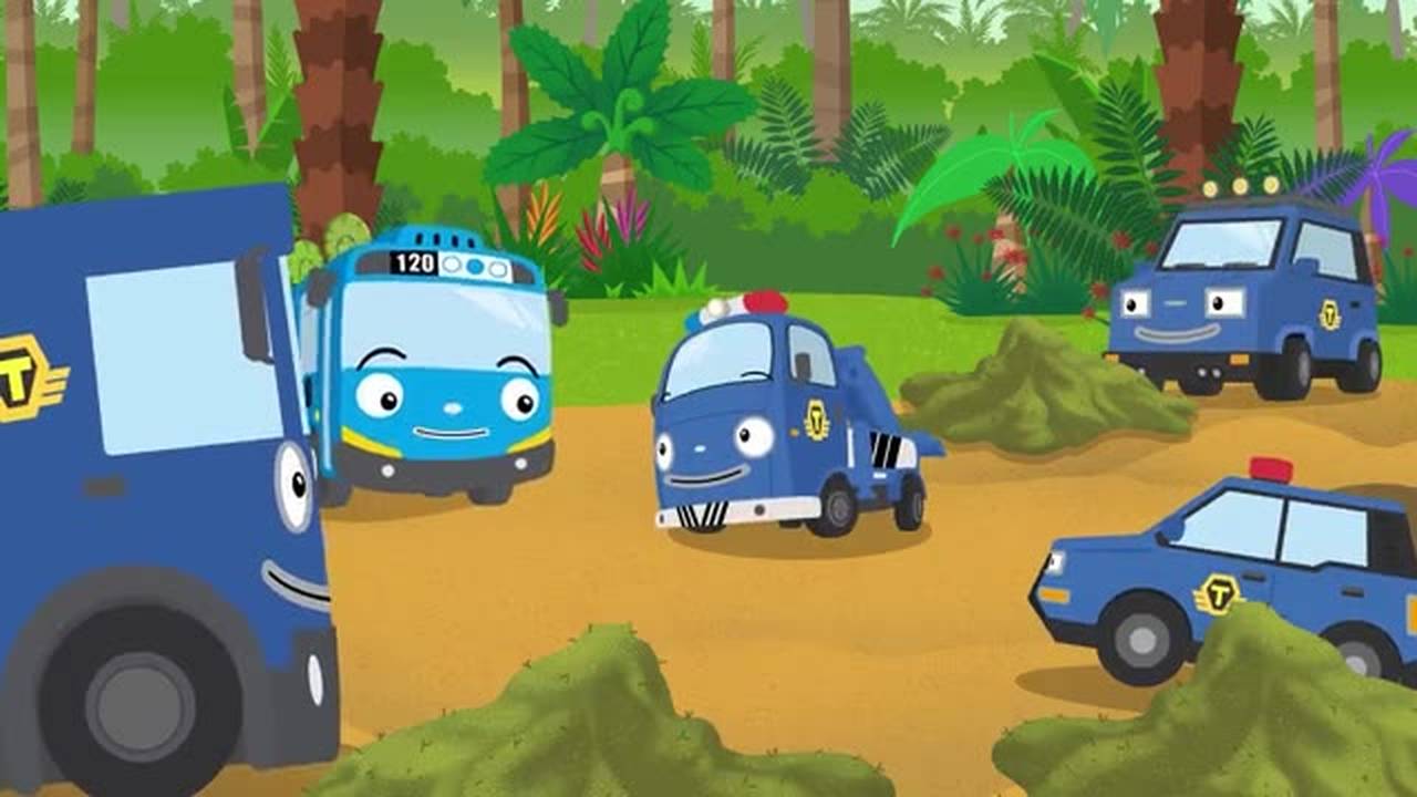 Tayo : Blue Rescue Team in Dino World - Ep 03 - Toilet for Dinosaurs ...