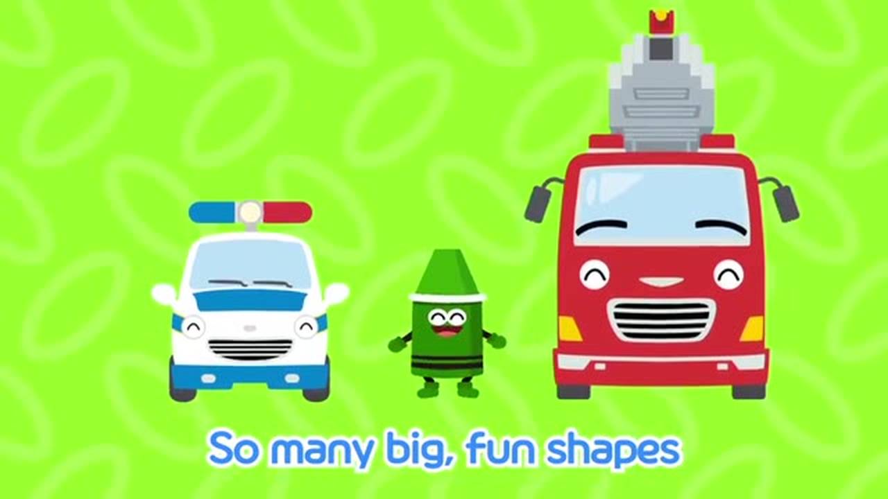 Tayo's Heavy Equipment Songs - Ep 03 - The Crayon Shapes Song (2022 ...