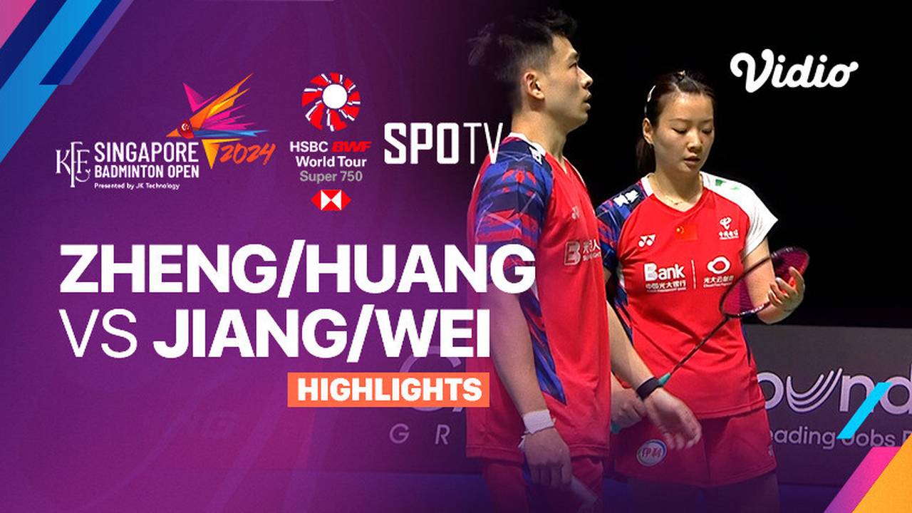 Zheng Si Wei/Huang Ya Qiong (CHN) vs Jiang Zhen Bang/Wei Ya Xin ( CHN ...
