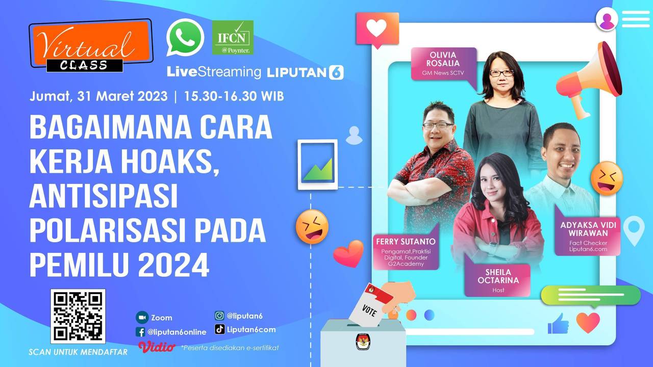 Bagaimana Cara Kerja Hoaks, Antisipasi Polarisasi pada Pemilu 2024 - liputan6.com | Vidio