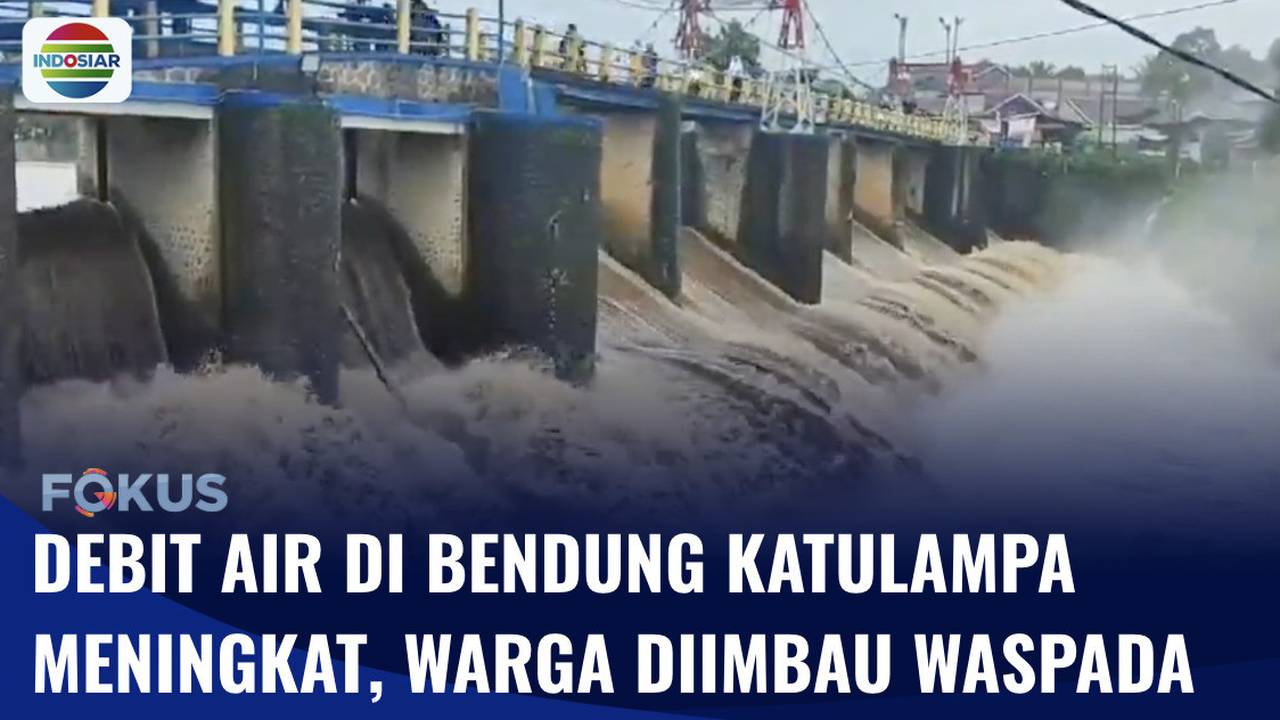Debit Air Bendung Katulampa Meningkat, Warga di Bantaran Kali Ciliwung ...