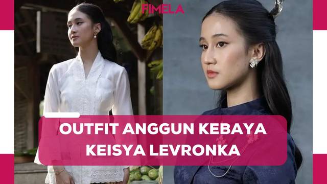 Tampil Anggun Keisya Levronka Kenakan Kebaya Klasik bak Jeng Yah Gadis ...