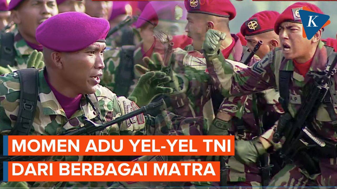 Kumpulan Yel-yel TNI: Kopassus, Kopasgat, dan Denjaka Unjuk Aksi di HUT Ke-78 TNI - Kompascom