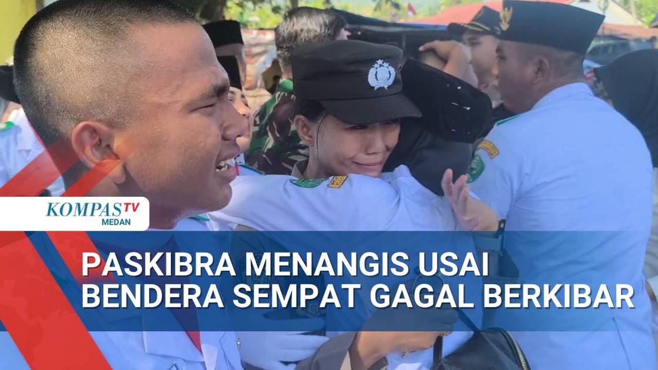 Bendera Merah Putih Sempat Gagal Berkibar, Anggota Paskibra Menangis ...