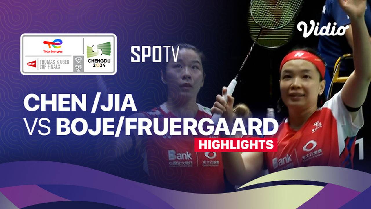 Chen Qing Chen/Jia Yi Fan (CHN) vs Alexandra Boje/Maiken Fruergaard (DEN) - Highlights | Uber ...