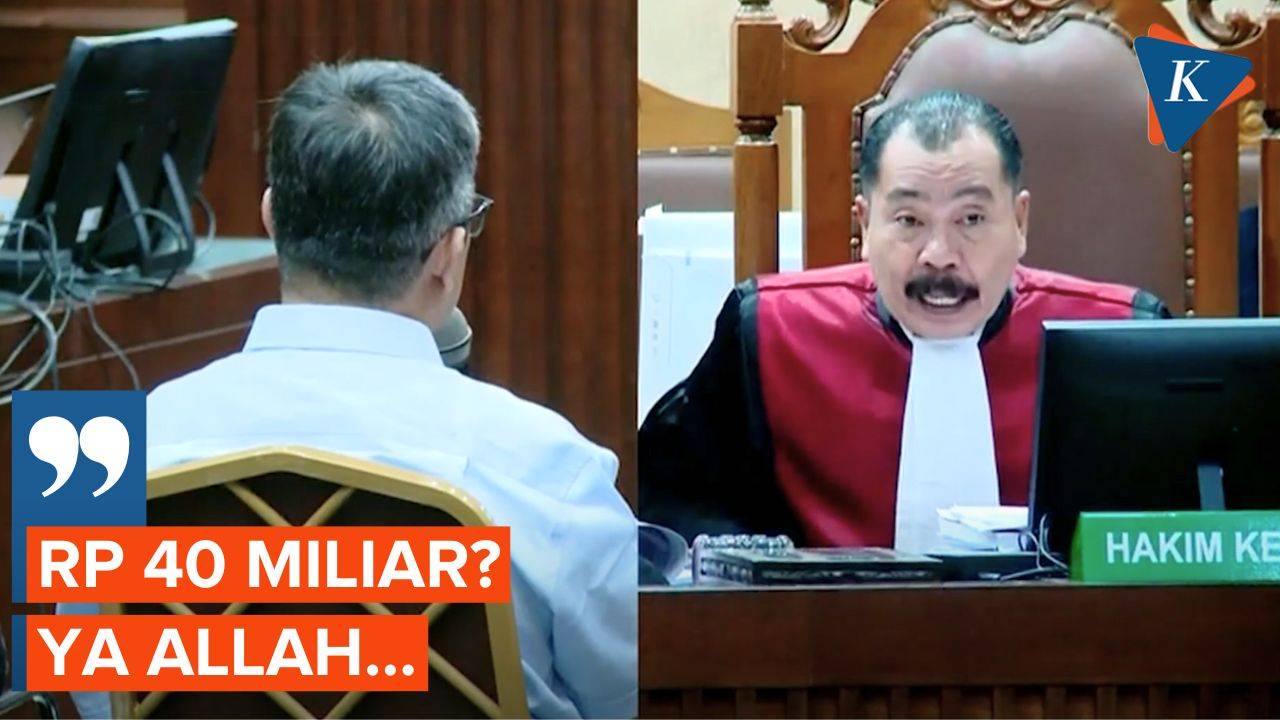 Momen Hakim Gebrak Meja di Sidang Kasus BTS 4G, Ada Apa? - Kompascom