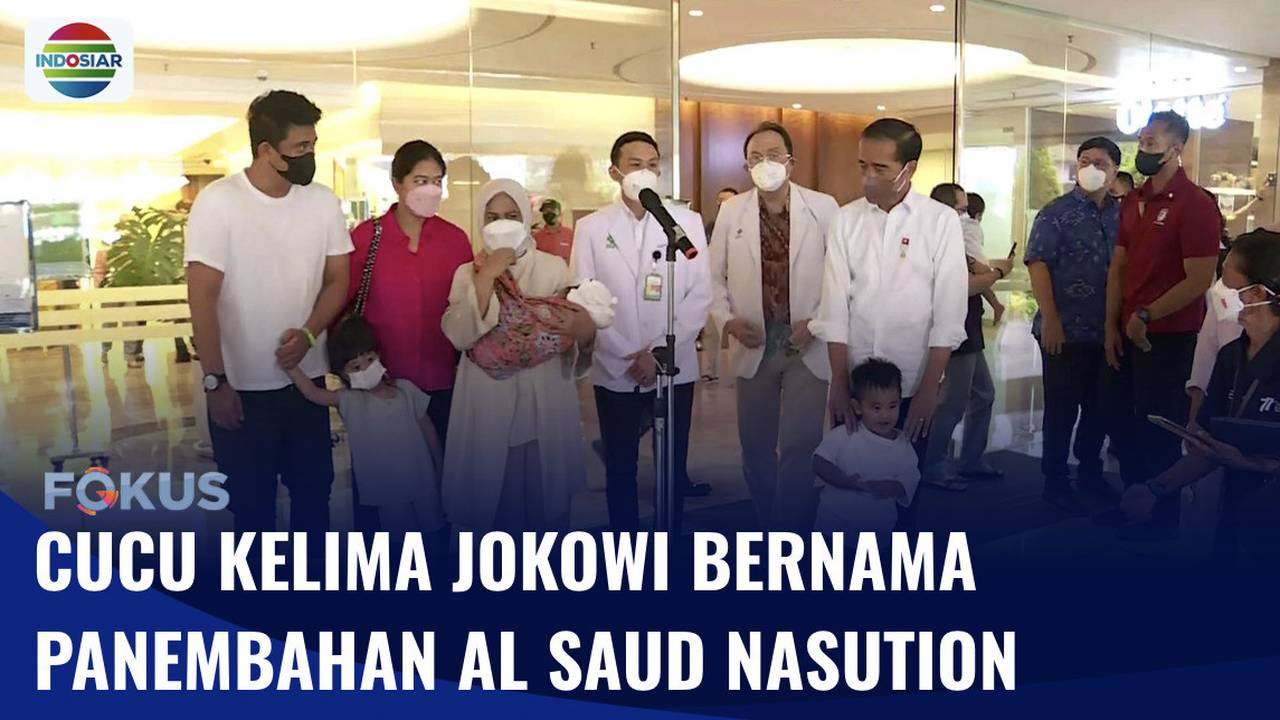 Cucu Kelima Presiden Jokowi Diberi Nama Panembahan Al Saud Nasution ...