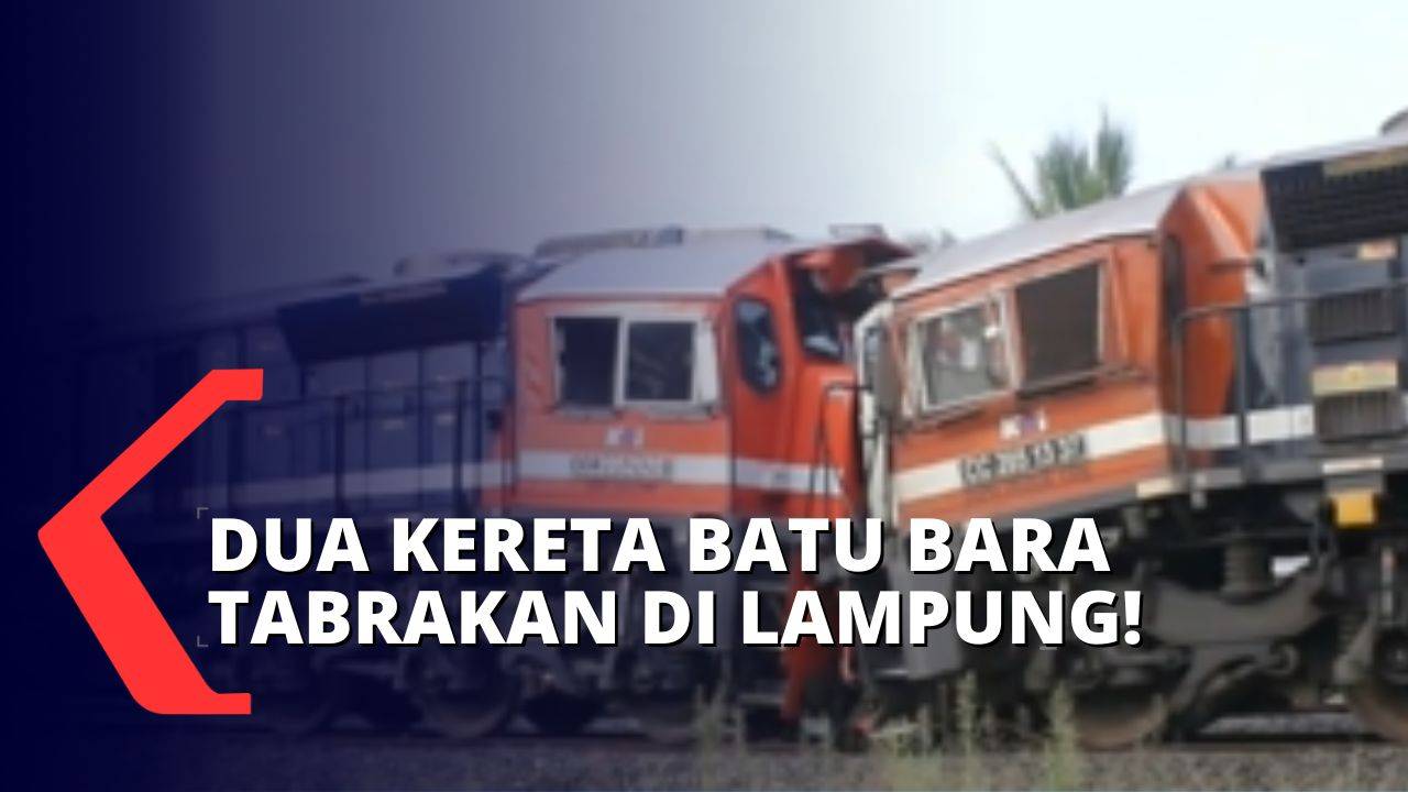 Empat Orang Terluka Akibat Tabrakan 2 Kereta Api Batu Bara di Dekat ...