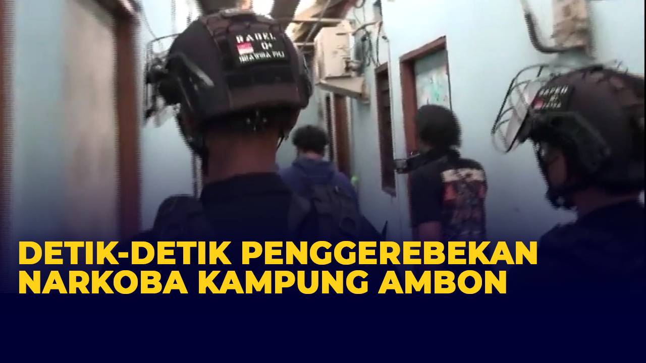Polisi Gerebek Tiga Bandar di Kampung Ambon, Barbuk Sabu hingga Senjata ...