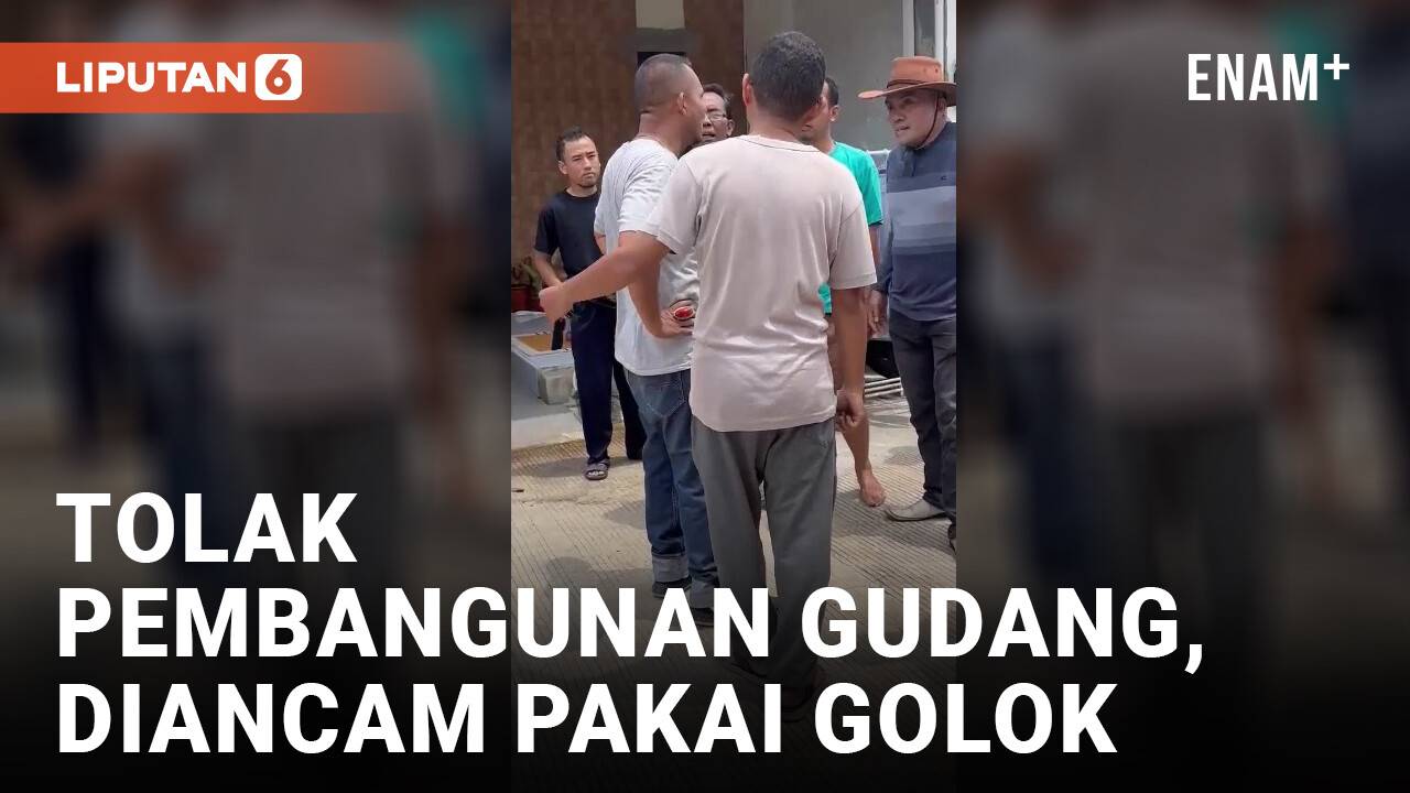 Viral! Pria di Gunung Sindur Ancam Warga Perumahan Pakai Golok - liputan6.com | Vidio