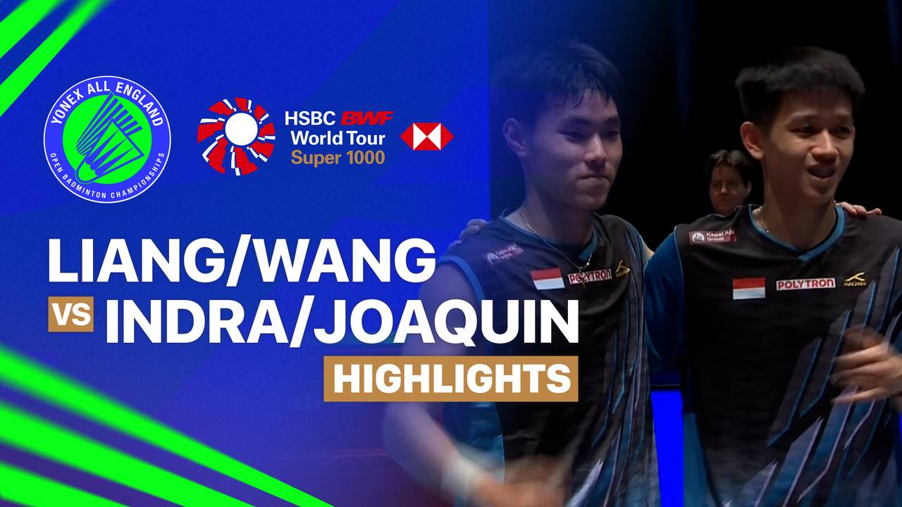 Liang Wei Keng/Wang Chang (CHN) vs Raymond Indra/Nikolaus Joaquin (INA ...