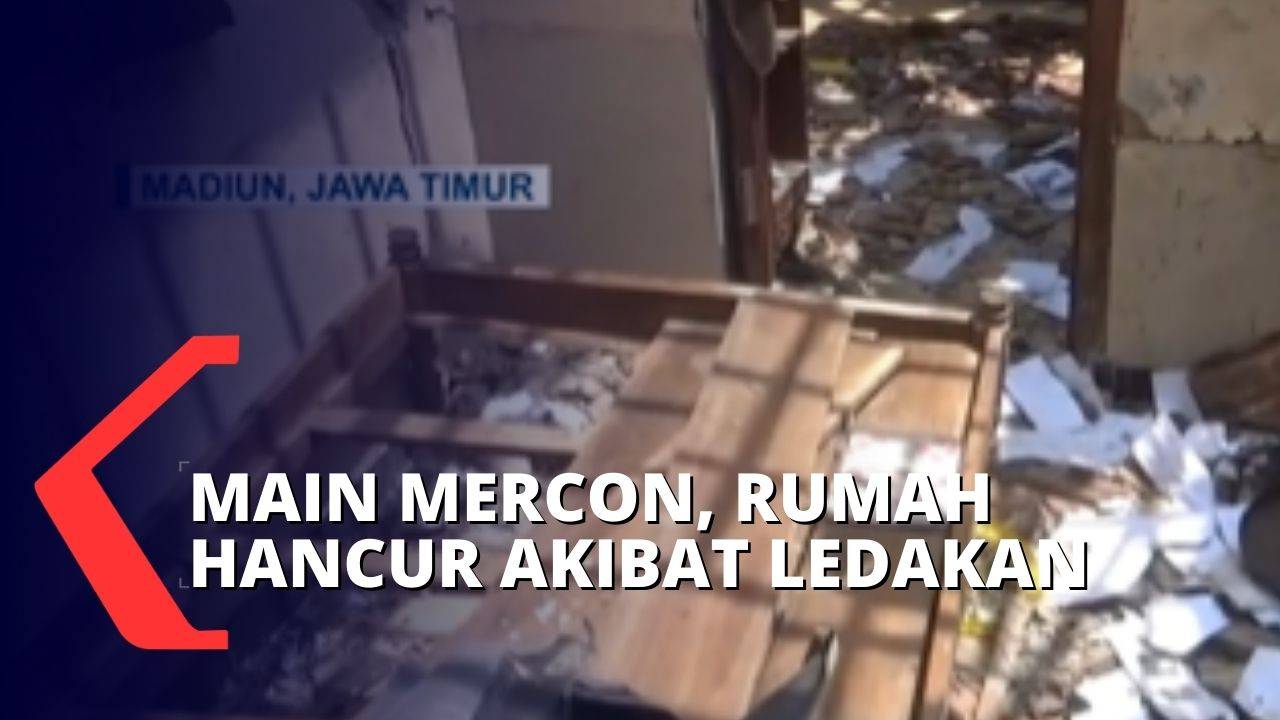 Mercon Meledak! Rumah Porak Poranda dan 1 Orang Alami Luka Bakar Serius ...