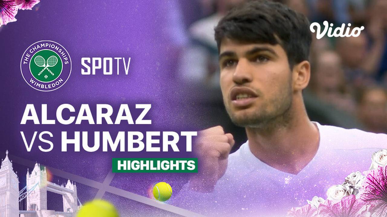 Carlos Alcaraz (ESP) vs Ugo Humbert (FRA) - Highlights | Wimbledon 2024 - Gentlemen's Singles ...