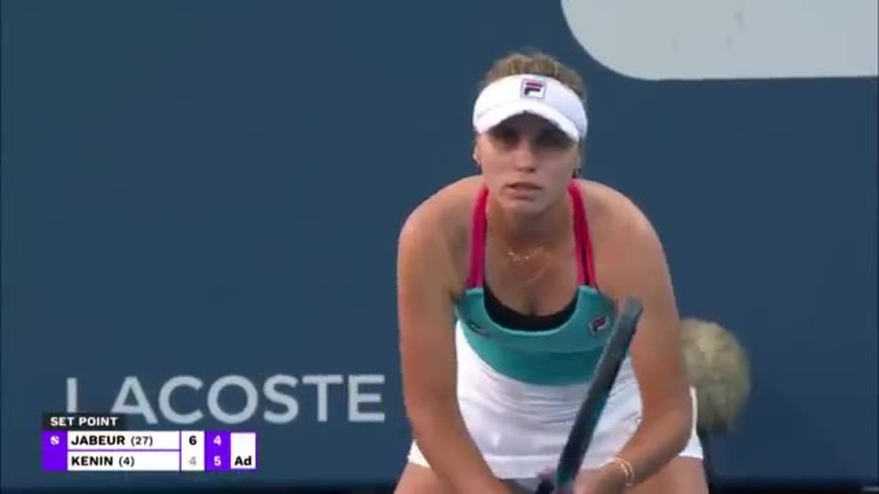 Match Highlight | Ons Jabeur 2 vs 1 Sofia Kenin | WTA Miami Open 2021 ...